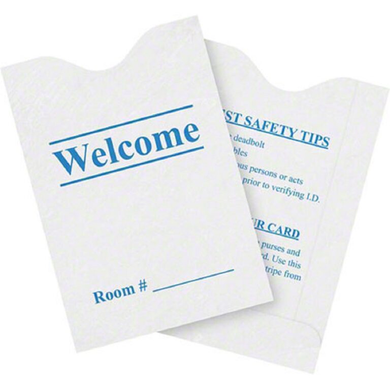 Key Card Envelope Generic 500/cs – Midwest Hospitality Essence